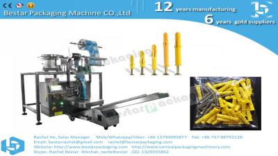 China Automatic counting packing machine with 2 hoppers customized glue surface for sale