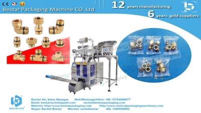 China Hardware 3 bowls counting packing machine with hole punching and waste collection box for sale
