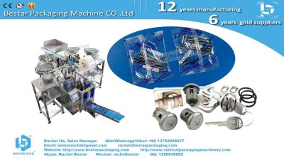 China Door lock cylinder hardware fitting counting packing machine for sale