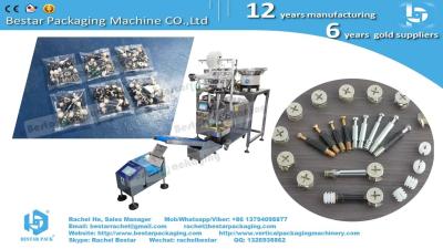 China Hardware packing machine high speed storage and discharge counting system for sale