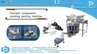 China Furniture components 5 kinds mixing pouch packing machine with printer for sale