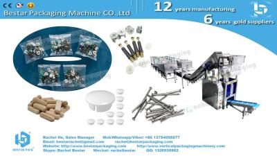 China Packing machine solution 16 counting bowls with sound insulation enclosures for furniture fittings for sale