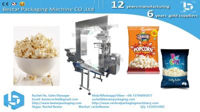 China Bestar small vertical packing machine for popcorn 30g, with Z elevator BSTV-160A for sale