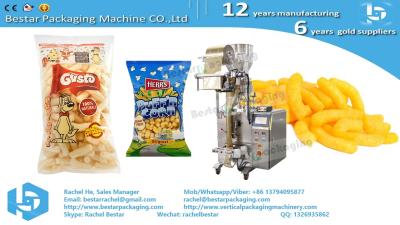 China Puffed corn snacks packaging machine BSTV-160A for sale