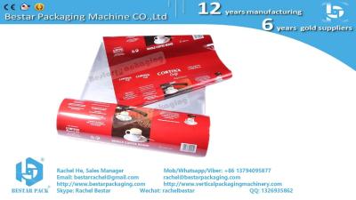 China Automatic Packaging Film Hotsealable Laminated For Coffee Beans for sale