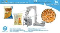 China Corn kernels 2KG pouch automatic weighing packaging machine with volumetric cup system BSTV-550BZ for sale