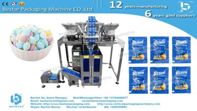 China How to pack mixing tablets with 4-side sealing sachet packaging and v-cut easy tear for sale