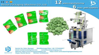 China Pharma-Grade Pill Packaging Machine with Automatic Feeder & Custom Rounded Pouch Sealing for sale