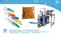China Automatic packing machine with three counting vibrators for plastic hook packaging for sale