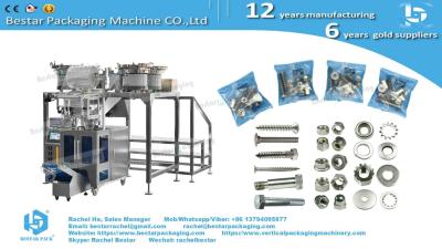 China Bolts Nuts Washers hardware automatic packing machine with counting function and manual feeding for sale