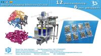 China Bicycle spoke nipples packing machine with 4pcs automatic counting bowls for sale