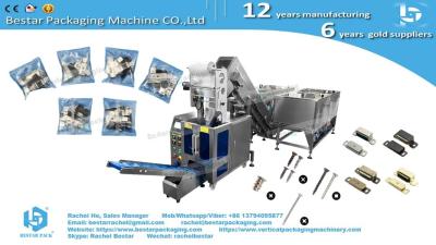 China Hardware packing machine bucket conveyor type with enclosure to reduce noise for sale