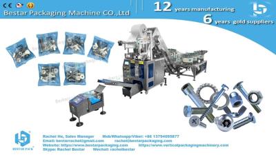China Hardware mixing packaging machine with 6 counting bowls with special coating for sale