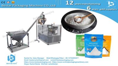 China 8-Station Zipper Bag Doypack Packing Machine for 250g Salt for sale