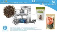 China Tea leaf zipper bag automatic weighing packaging machine for sale
