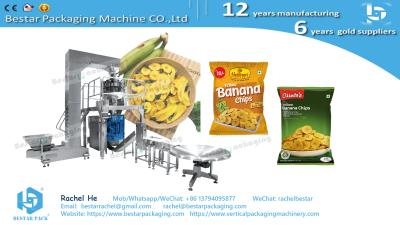 China BSTV-350AZ Vertical Weighing Packing Machine for Banana Chips in Aluminum Foil for sale