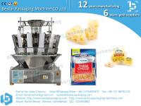 China Automatic weighing and filling and sealing packaging machine for food cheese grains granule for sale
