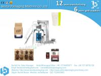 China Stainless steel packing machine for coffee bean weighing packing and sealing for sale