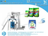 China How to pack wash powder pouch with spoon, Bestar detergent packing machine for sale