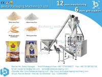China 1KG corn flour pillow pouch packing machine with Mitsubishi PLC for sale