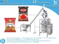 China 1Kg rice flour pillow pouch packing machine with Mitsubishi PLC BSTV-450DZ for sale