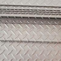 China Custom 0.04mm 304 Stainless Steel Sheet Metal Cold Rolled SS 304 Chequered Plate for sale