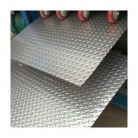 China SS304 316 Checkered Stainless Steel Sheet Plate Embossed 500mm for sale