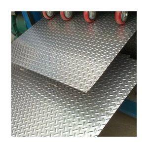 China SS304 316 Checkered Stainless Steel Sheet Plate Embossed 500mm for sale