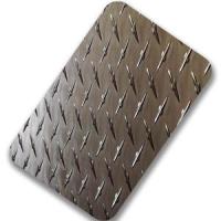 China 500mm 304 Stainless Steel Checkered Sheet 2205 Diamond Inox for sale