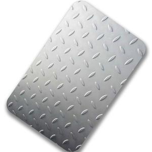 China 430  904L 2b Embossed Checker Steel Plate Mirror Surface JIS S410 420 430 0.3mm for sale