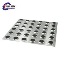 China Stainless Steel Plate Tactile Strip for Modern Design Tactile Indicators Stud Buttons for sale