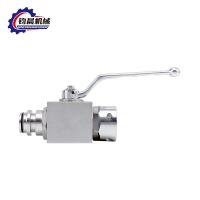 China Stainless Steel Hydraulic High Pressure Mining Ball Valve 1/4