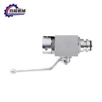 China Stainless Steel Hydraulic High Pressure Mining Ball Valve 1/4