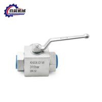 China OEM Low Temperature KHB3K Hydraulic Ball Valve With Flanged Zinc Plating for sale