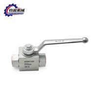 China Ball Valve KHB 3-Way Shut-Off Ball Valve Made Of Carbon Steel For Gas / Water / Oil for sale