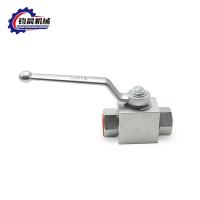 China Ball Valve KHB 3-Way Shut-Off Ball Valve Made Of Carbon Steel For Gas / Water / Oil for sale