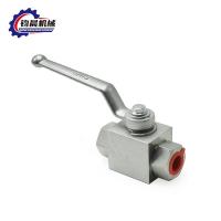 China Ball Valve KHB 3-Way Shut-Off Ball Valve Made Of Carbon Steel For Gas / Water / Oil for sale
