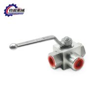 China OEM Bestseller-Hydraulik Kugel Hahn KHB3K Zweiwege-Dreiweg Eventil for sale