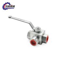 China OEM Bestseller-Hydraulik Kugel Hahn KHB3K Zweiwege-Dreiweg Eventil for sale