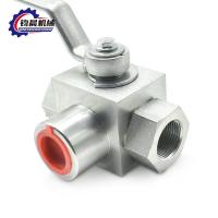 China OEM Bestseller-Hydraulik Kugel Hahn KHB3K Zweiwege-Dreiweg Eventil for sale