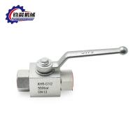 China Zweiwege-Dreiwege-Hochdruck-Kugelhahn der Serie KHB-G1/2 for Normal Temperature Media for sale