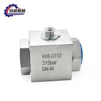China KHB-G11/2 Stainless Steel High Pressure Hydraulic Ball Valve for Customized Support for sale