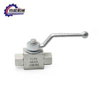 China Customized Zweiwege-Kugel Hahn KHB-G1/4 Serie Hydraulischer Hochdruck Port Size for sale