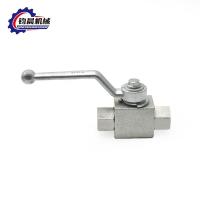 China Customized Zweiwege-Kugel Hahn KHB-G1/4 Serie Hydraulischer Hochdruck Port Size for sale