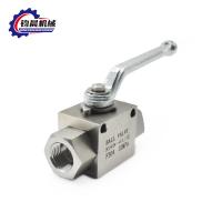 China High Pressure Carbon Steel Ball Valve KHB-G1/2 F304 32MAP for Hydraulic Applications for sale