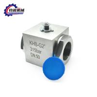 China Stainless Steel KHB-G2'' 315bar High Pressure Ball Valve Hydraulic Gas/Water/Oil for sale