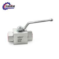 China KHB-G1'' 315bar DN 25 High Pressure Ball Valve for Gas/Water/Oil High Temperature for sale