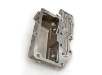 China 4134W025 Aluminum Oil Cooler Cover Assembly for Caterpillar C4.4 Engine - Water-Cooled Radiator Component for sale