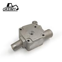 China Thermostat Housing Cover 217-5200 for Caterpillar C9 Engine Excavator Parts Replacement Gray for sale