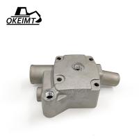 China Thermostat Housing Cover 217-5200 for Caterpillar C9 Engine Excavator Parts Replacement Gray for sale